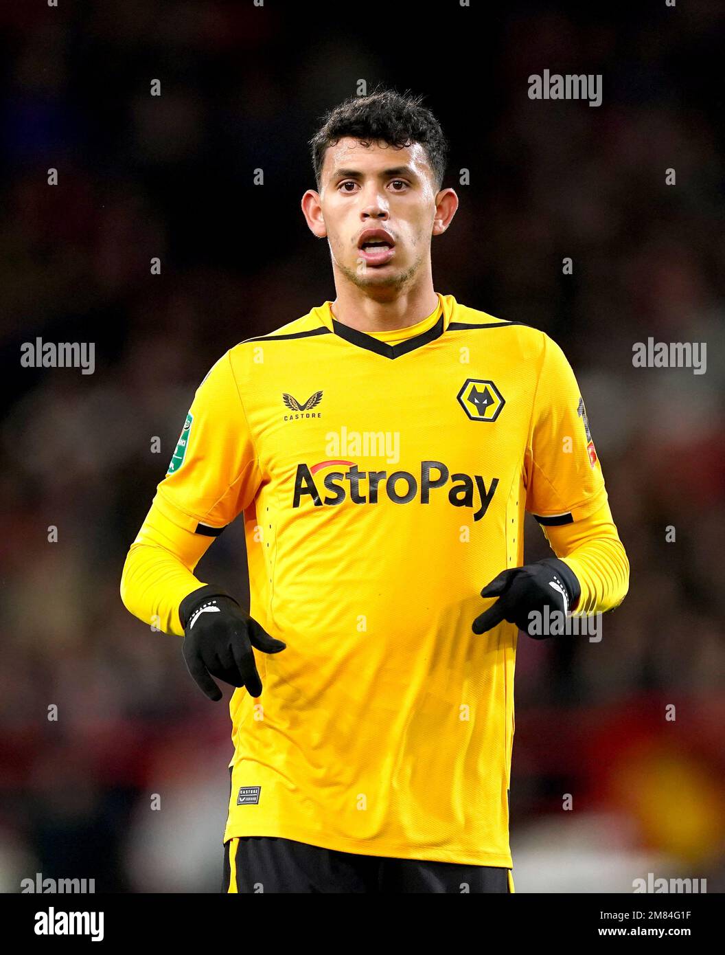 Wolverhampton Wanderers' Matheus Nunes during the Carabao Cup Quarter ...