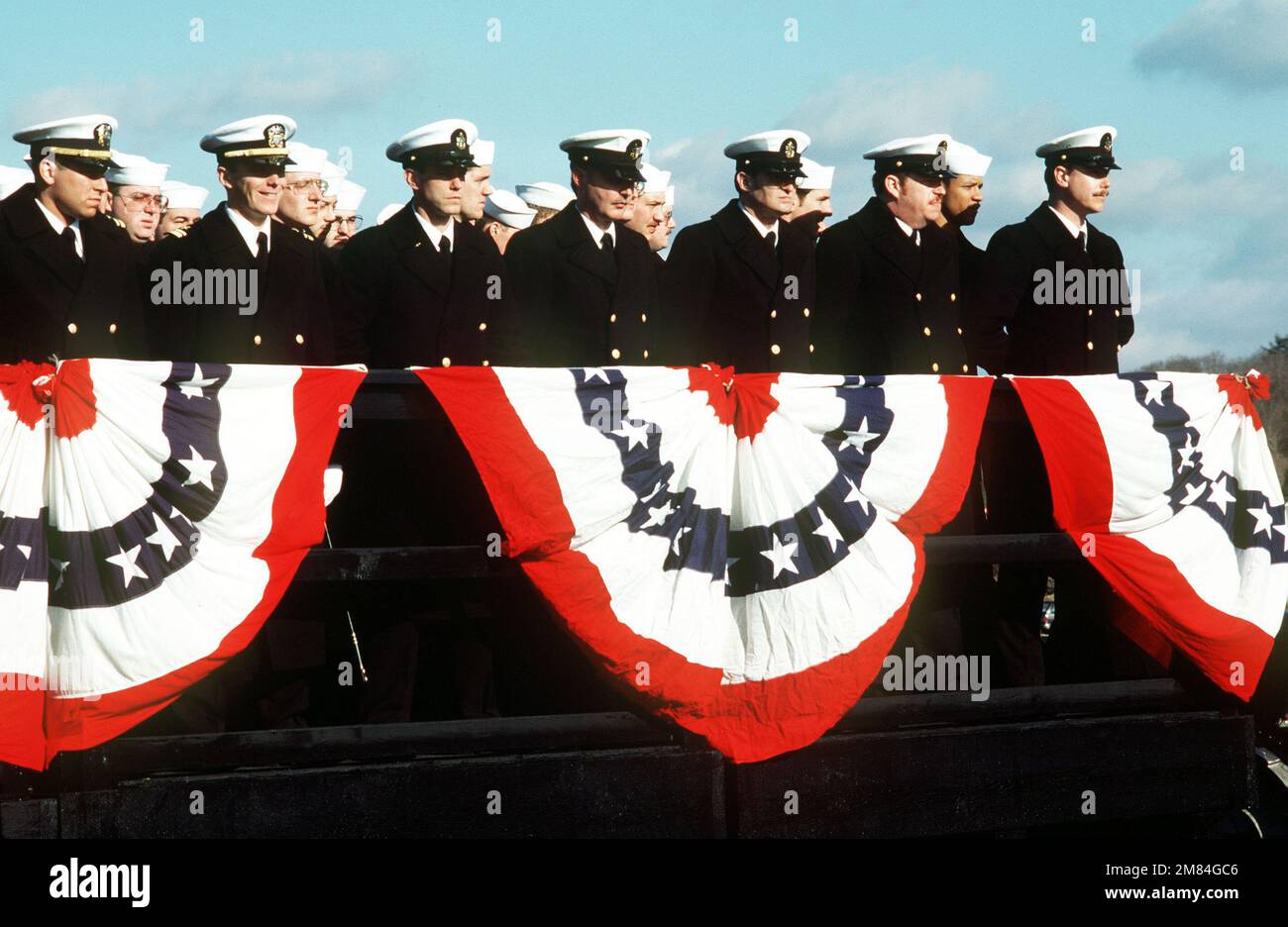 Crewmembers of the nuclear-powered attack submarine USS PITTSBURGH (SSN ...