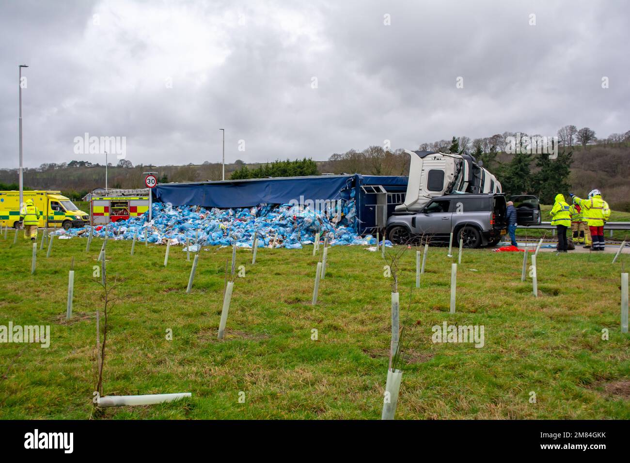 Lorry incedent hi-res stock photography and images - Alamy