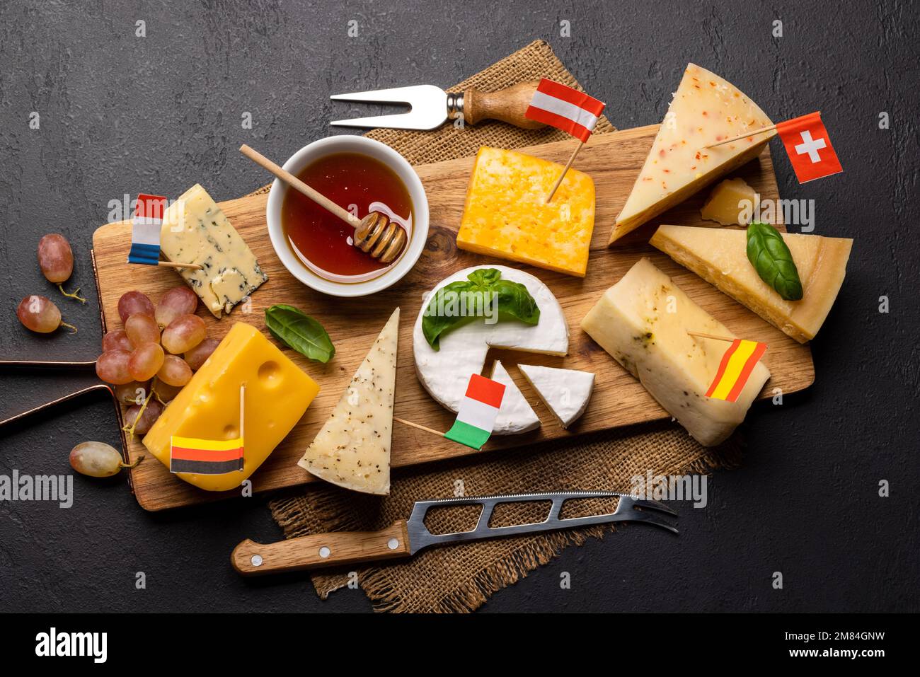 Emmental swiss cheese flag hi-res stock photography and images - Alamy