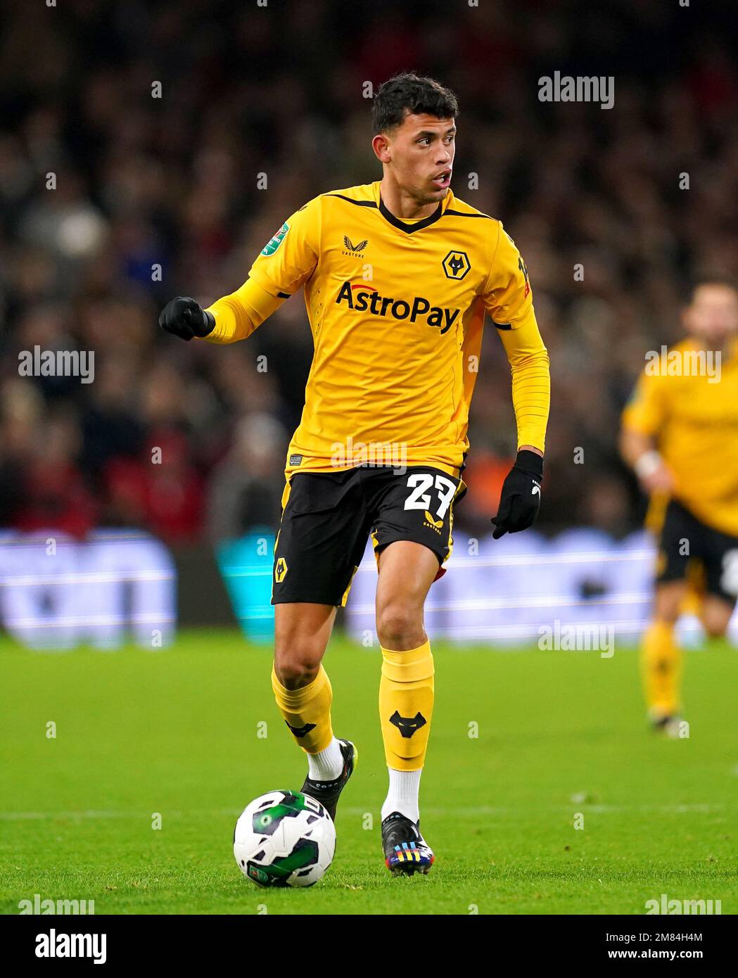 Wolverhampton Wanderers' Matheus Nunes during the Carabao Cup Quarter ...