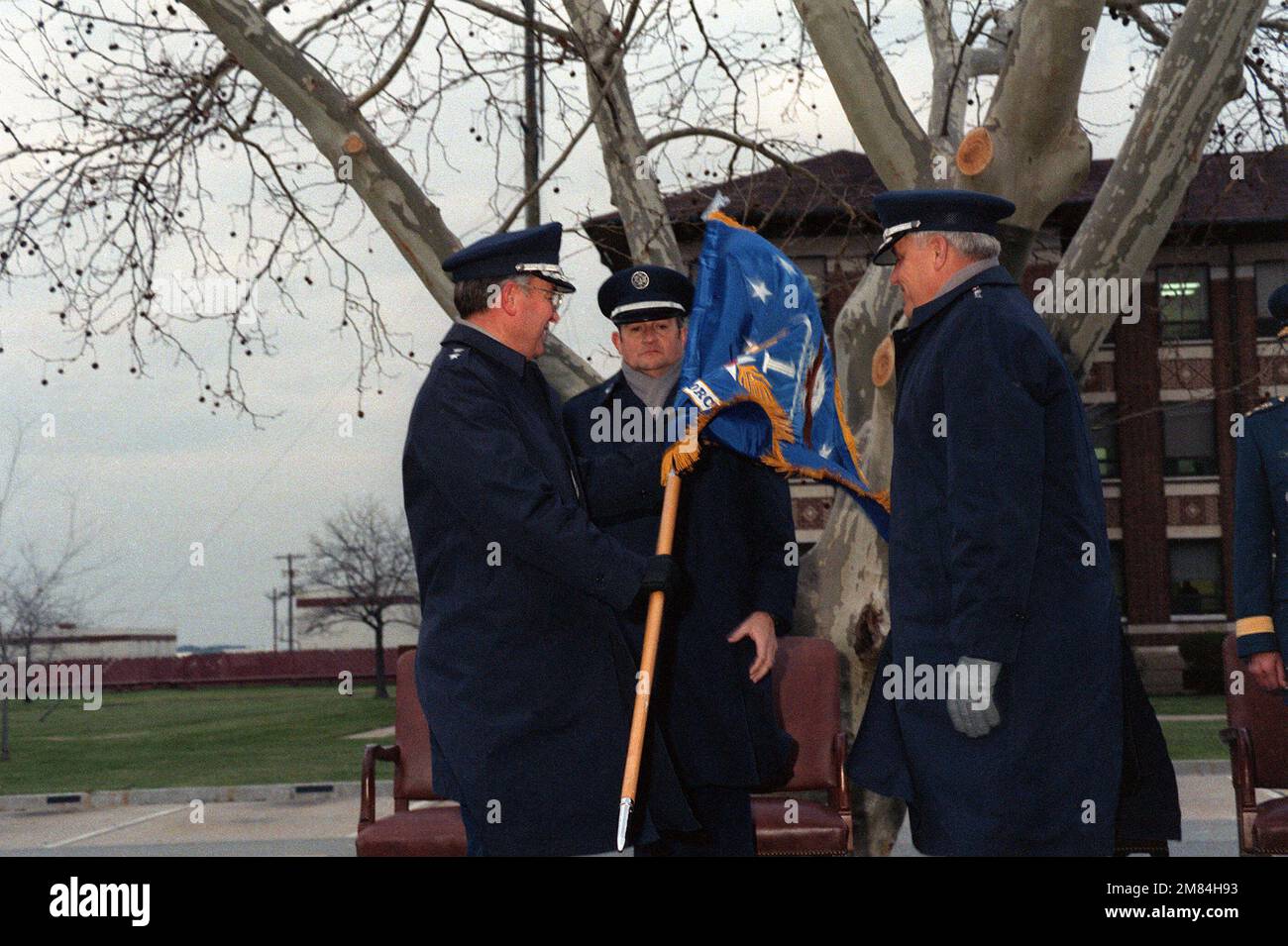 MGEN Buford D. Lary, left, commander, Air Defense Tactical Air Command ...