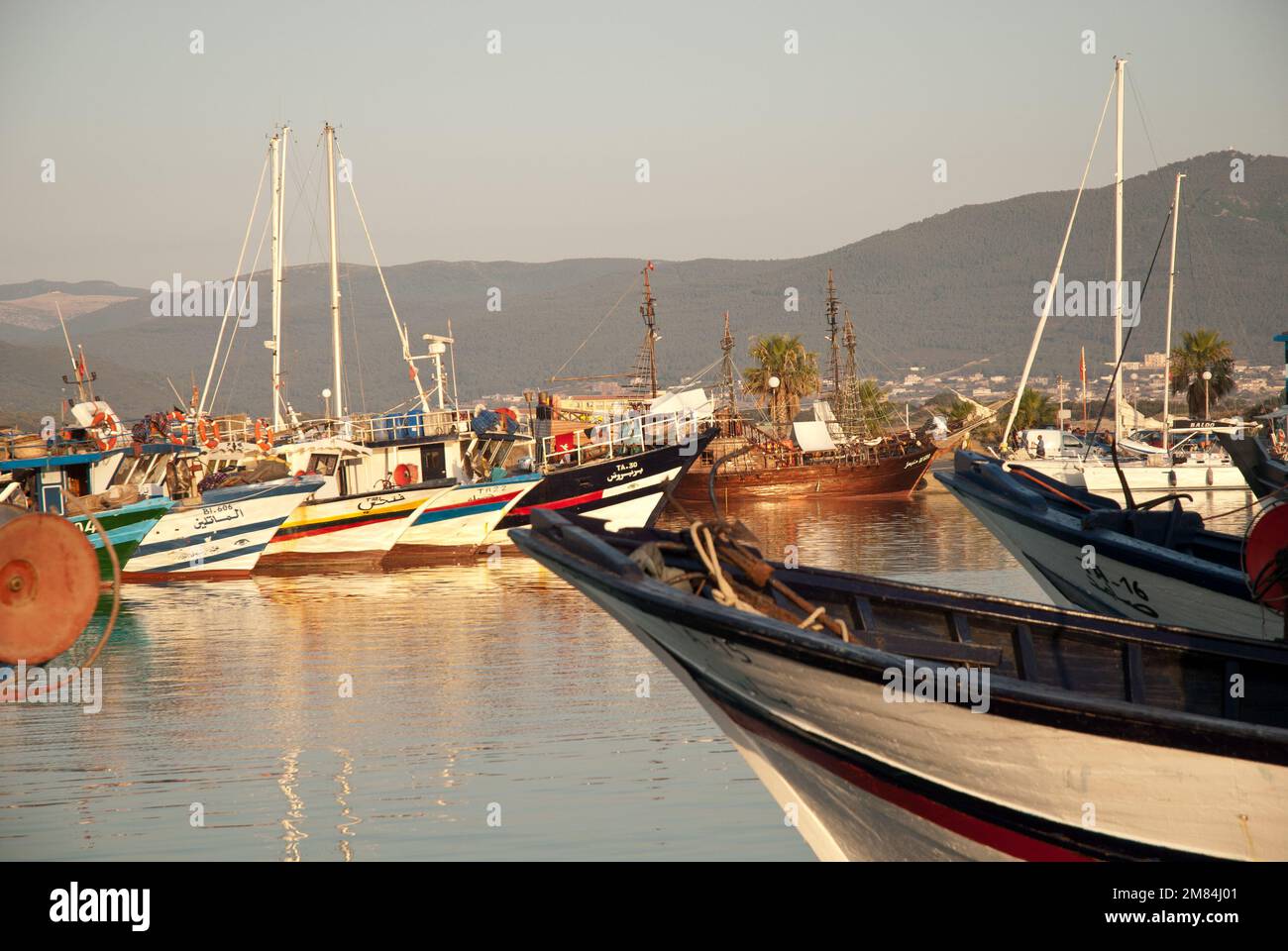 Tabarka Fishing port in Tunisia Stock Photo - Alamy