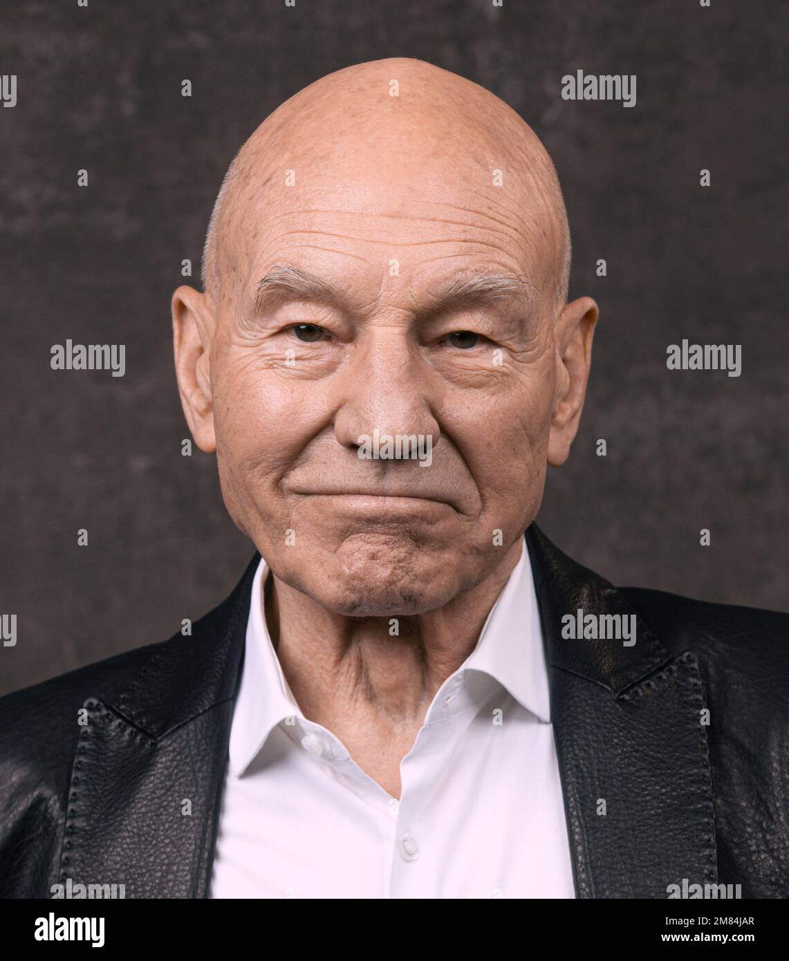 Patrick Stewart, cast member in the Paramount+ television series "Star ...