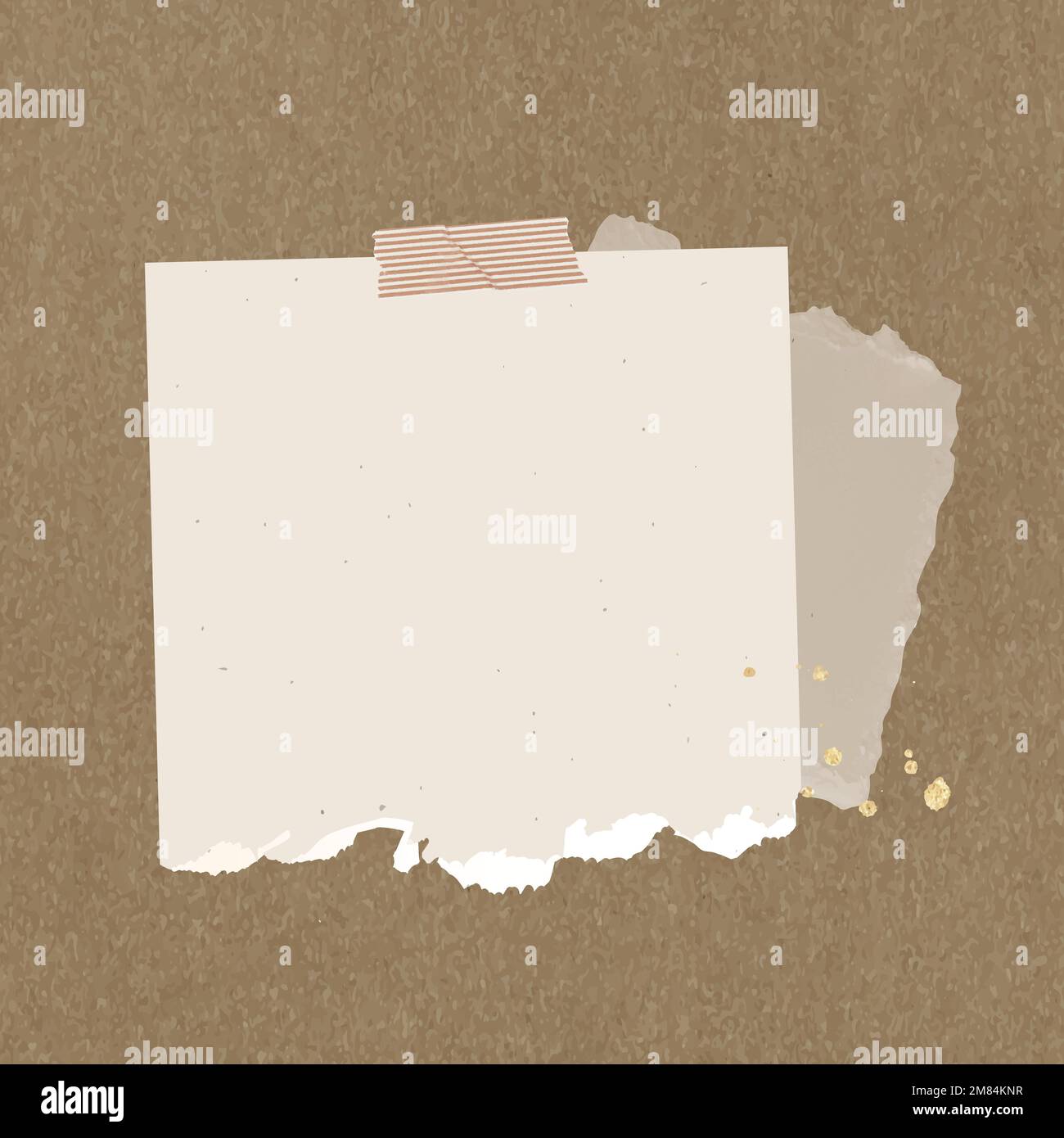 Sticker note vector ripped paper element Stock Vector Image & Art - Alamy