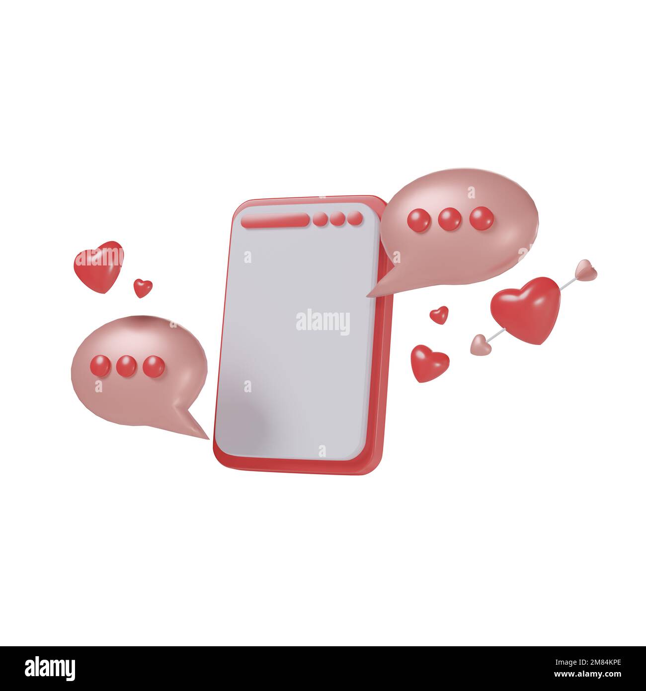 Phone speech bubble Cut Out Stock Images & Pictures - Alamy