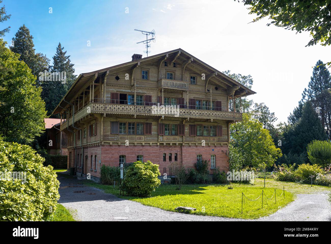 Schweizerhaus, Lindenhof, building, Lindau, Bodensee, Lake Constance, Germany. (CTK Photo ...