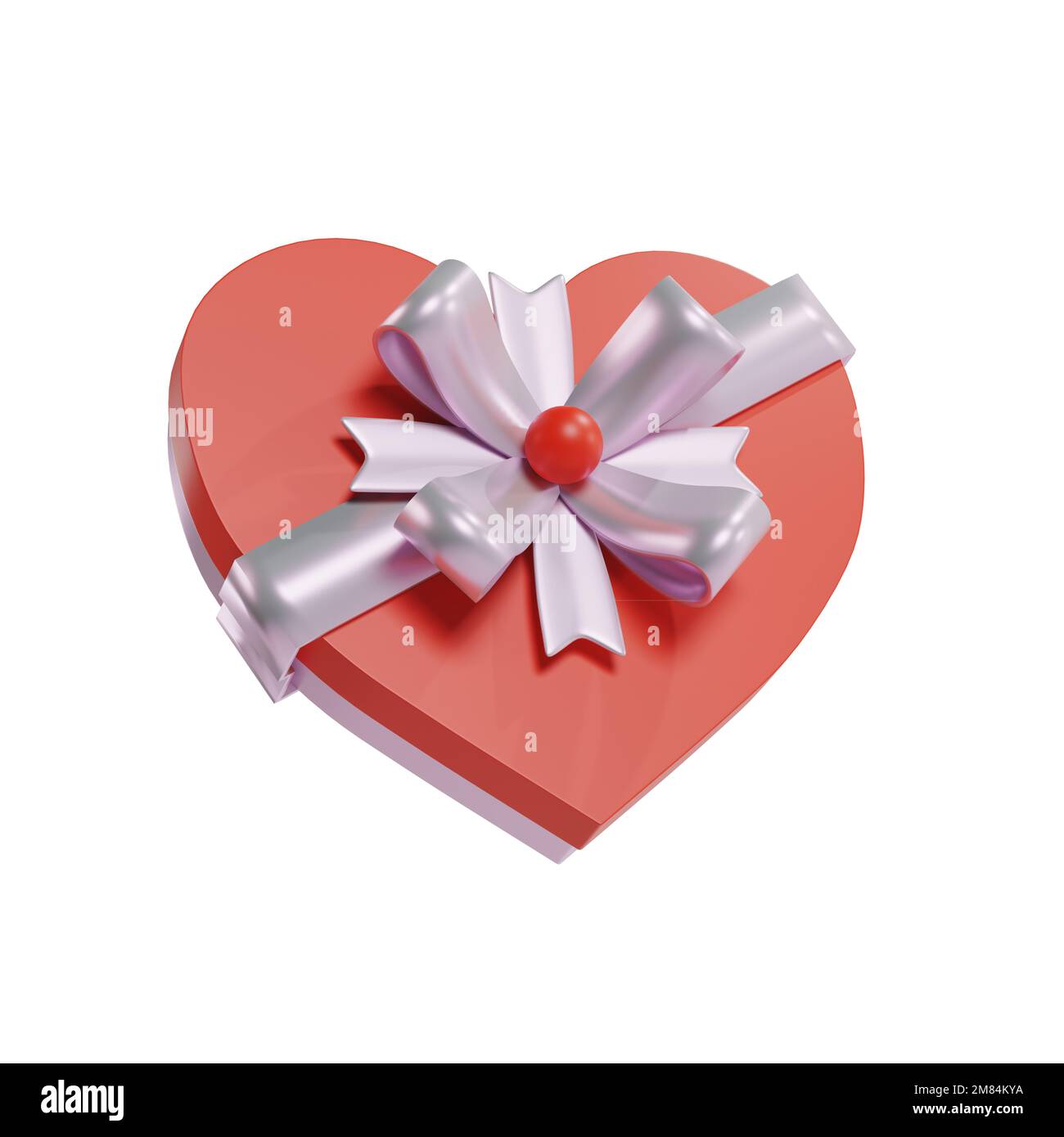 Gift box hearts Cut Out Stock Images & Pictures - Alamy