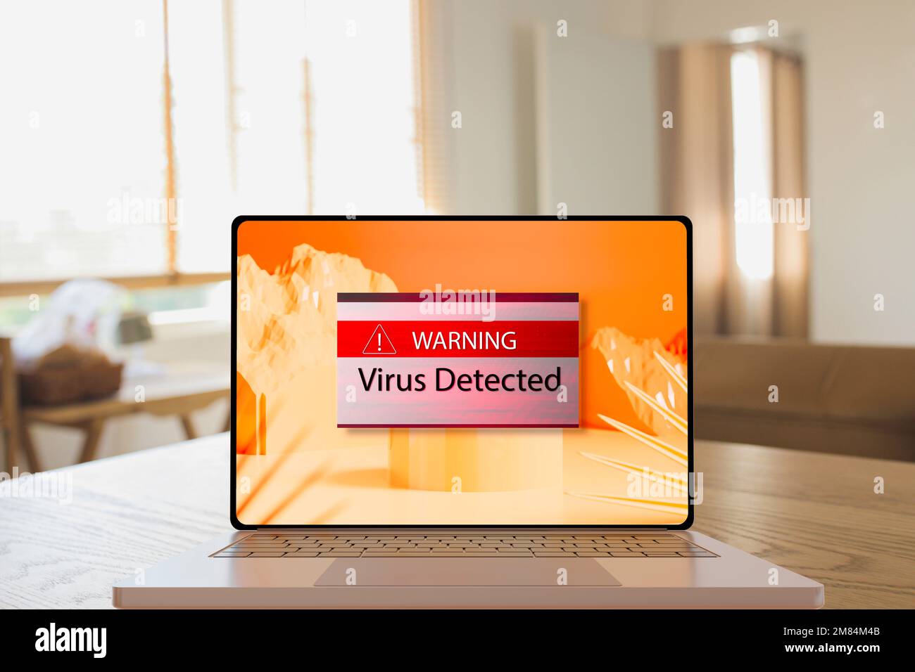 Warning icon on digital screen hi-res stock photography and images - Alamy