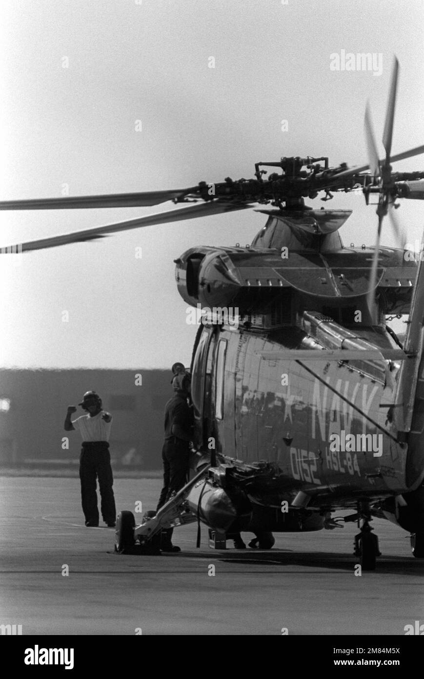 Aviation Ordnanceman AIRMAN Perez of Helicopter Light Anti-submarine ...