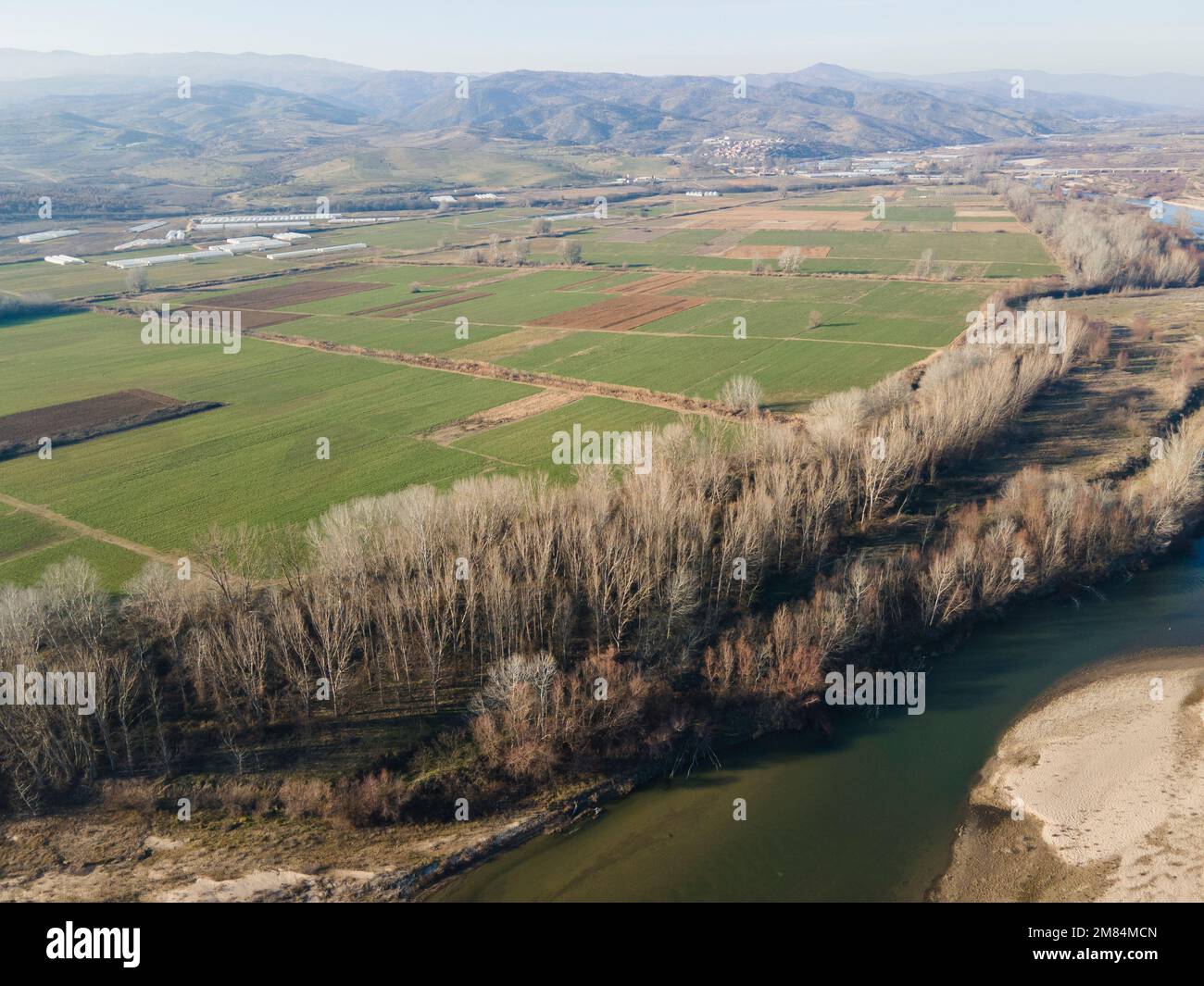Amazing aerial view petrich valley hi-res stock photography and images ...
