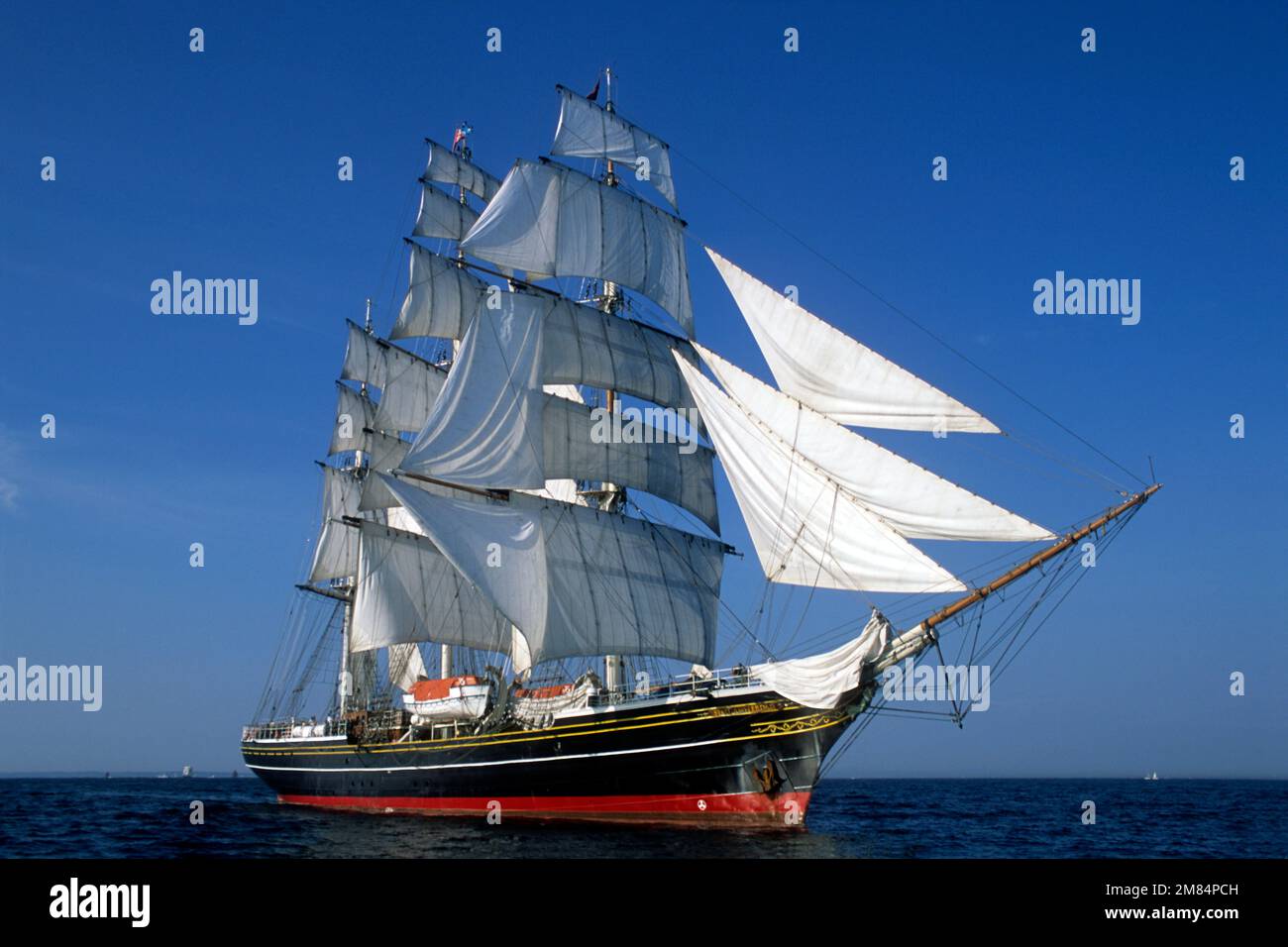 Dutch tall ship Stad Amsterdam, Stavanger race start, 2004 Stock Photo ...