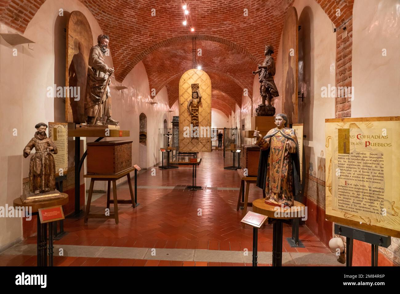 Wooden statues of saints covered in gold leaf from the 18th century In ...