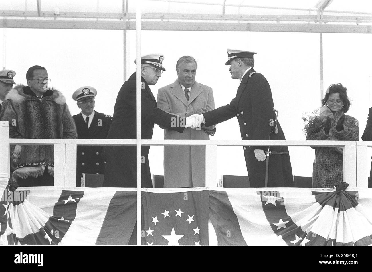 Vice Admiral Bernard M. Kauderer, Commander, Submarine Force, United ...