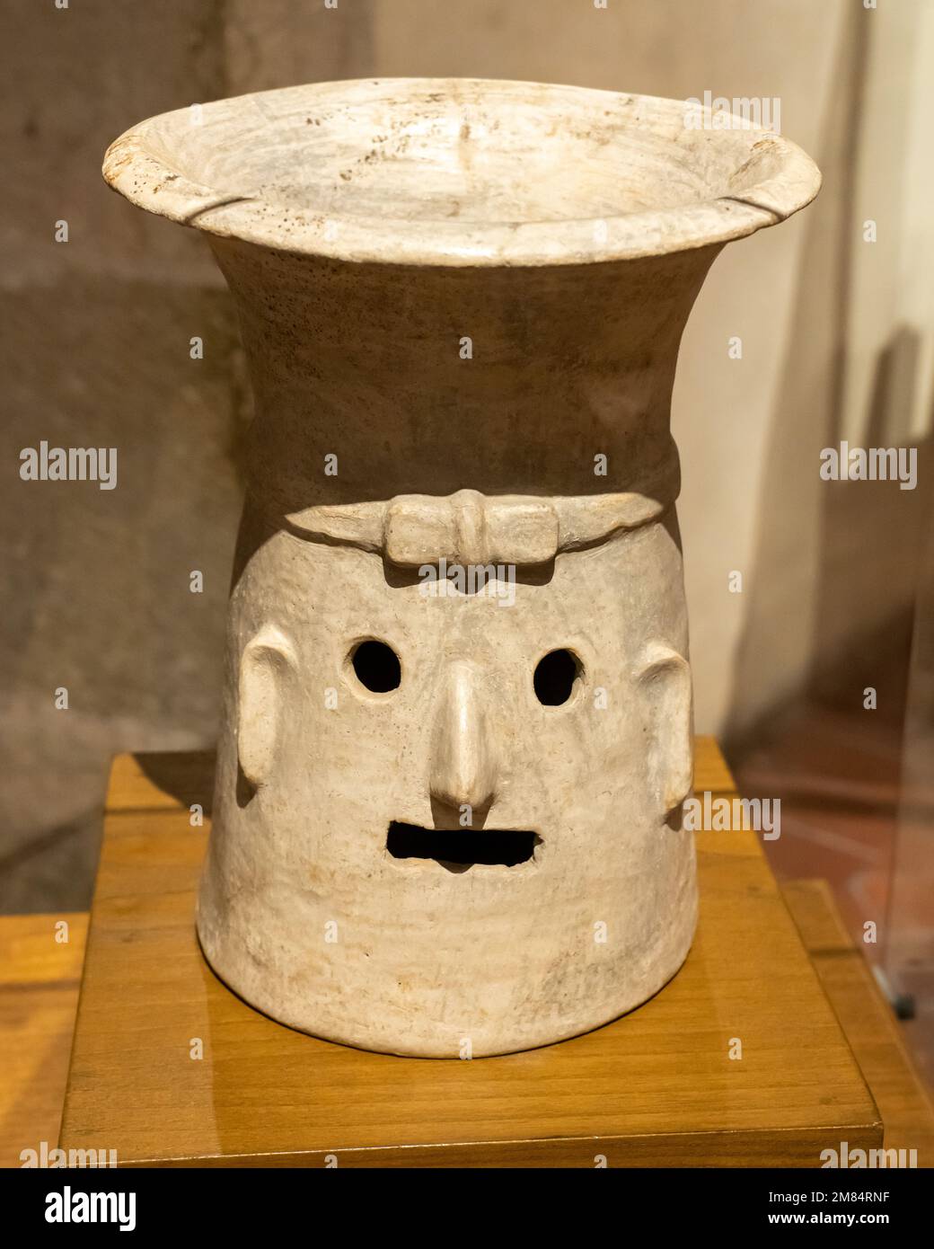 Pre-Hispanic ceramic incense burner of the goddess of fire from San ...