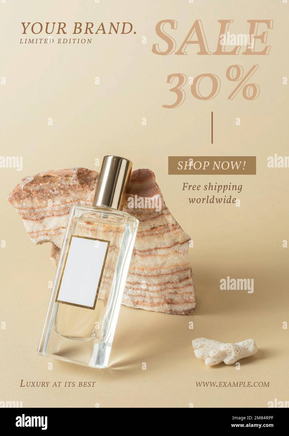 Perfume poster template vector for sale and promotion Stock Vector ...