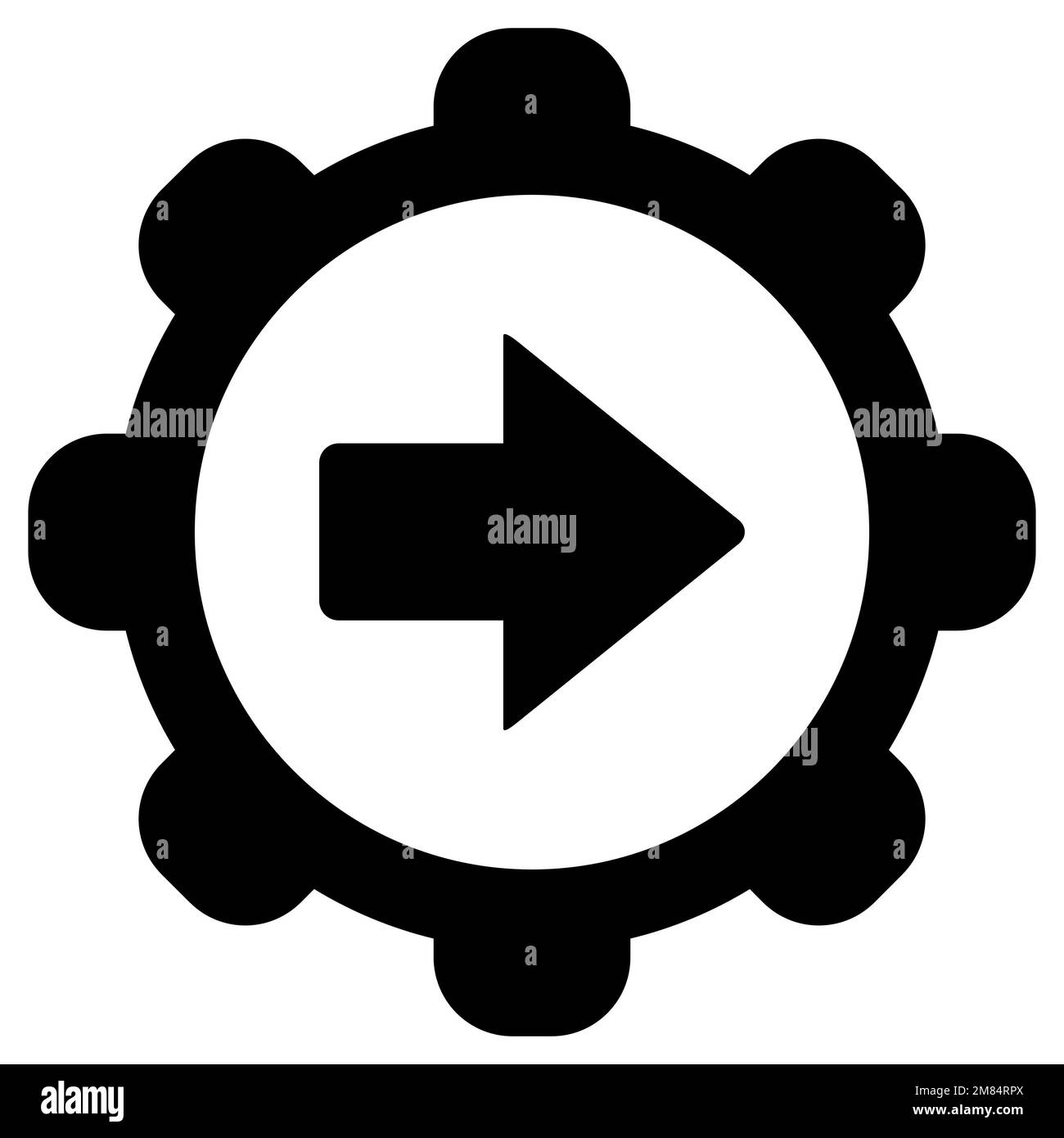Right arrow and wheel Stock Photo - Alamy