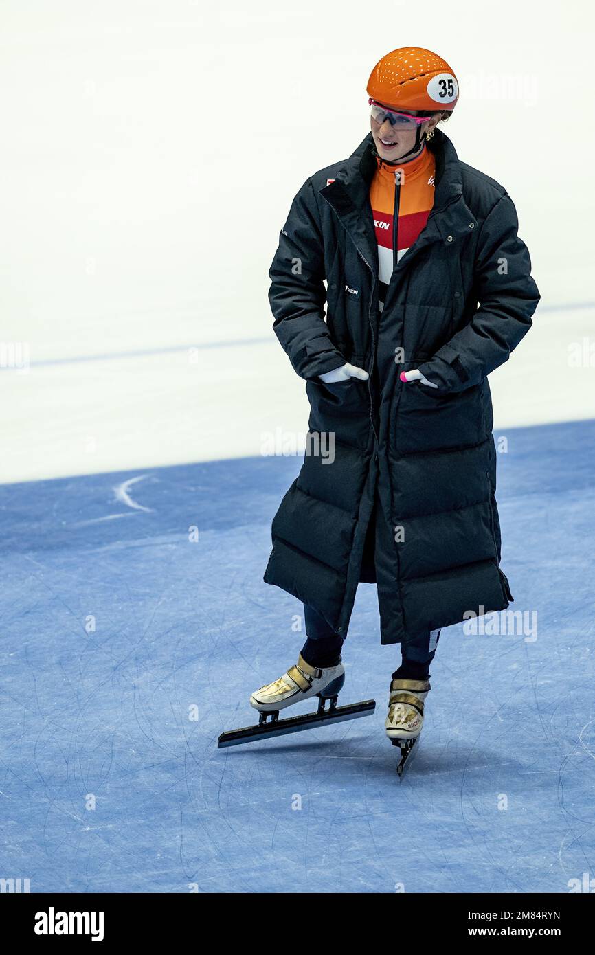 GDANSK - Suzanne Schulting during training prior to the European Short ...