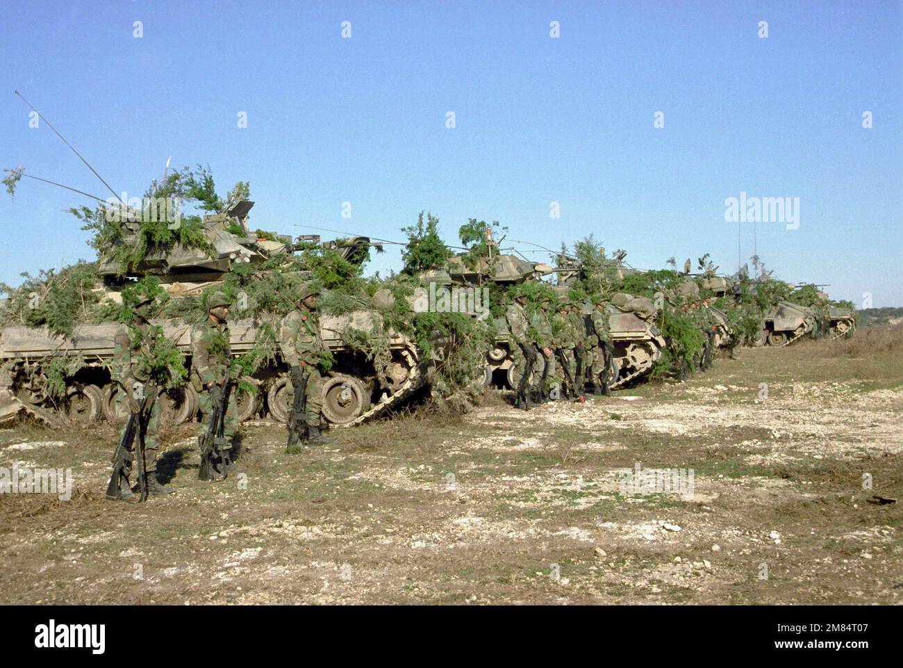 Soldiers of the 2nd Battalion, 41st Infantry, 2nd Armored Division ...