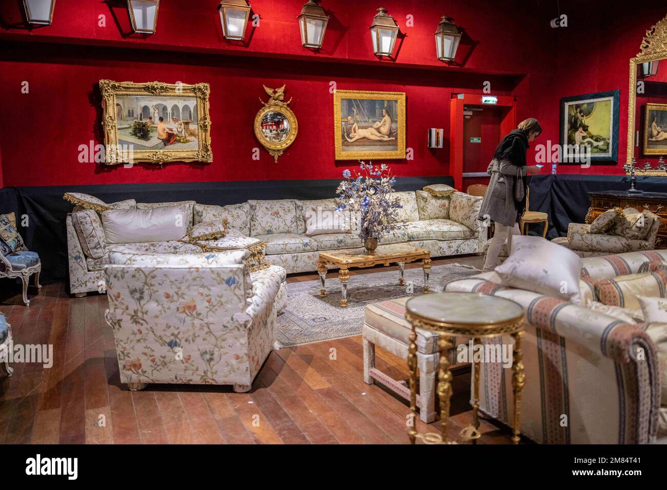 Syrian VP Rifaat al-Assad’s furniture is on display at Drouot auction ...