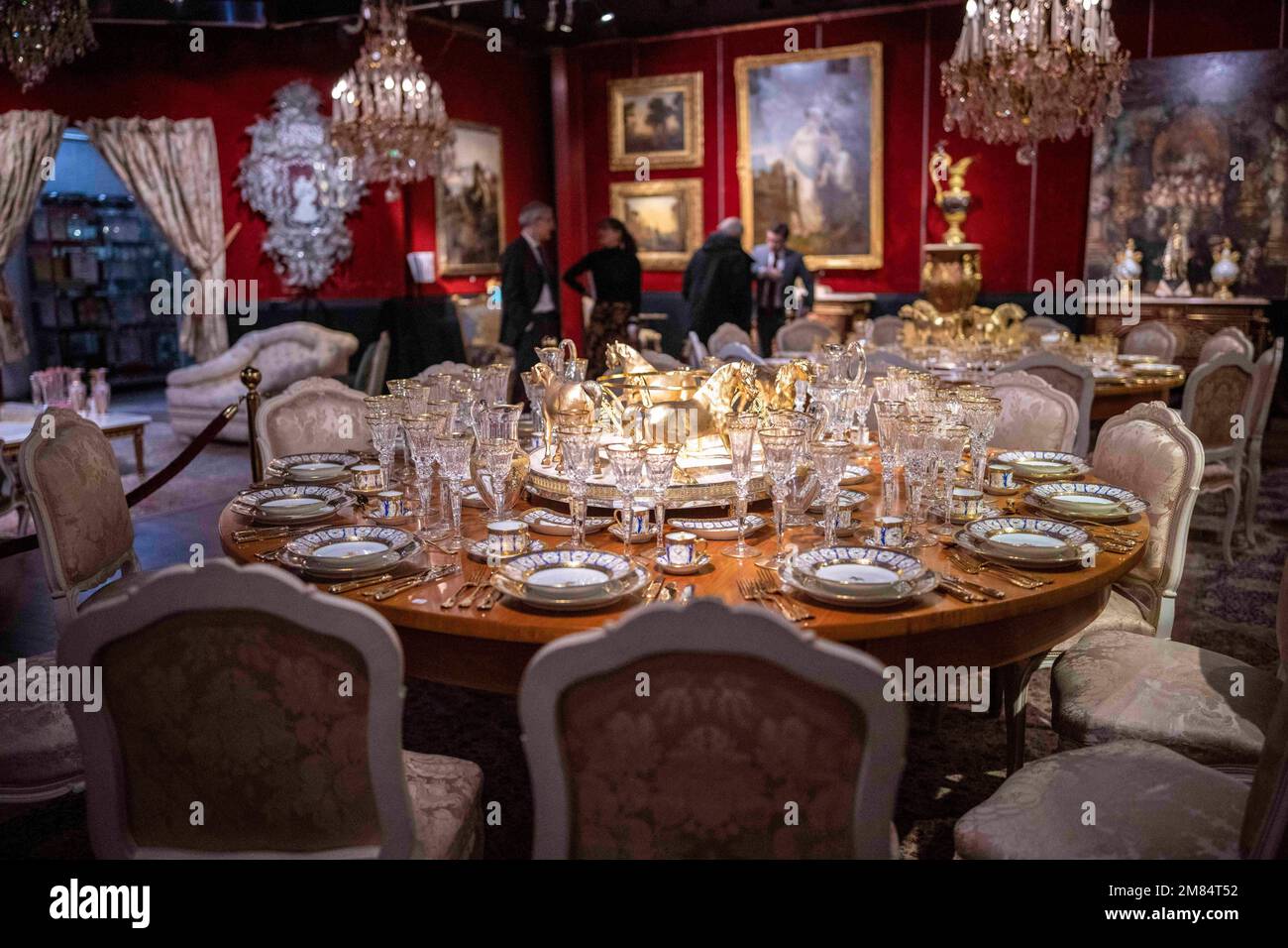 Syrian VP Rifaat al-Assad’s furniture is on display at Drouot auction ...