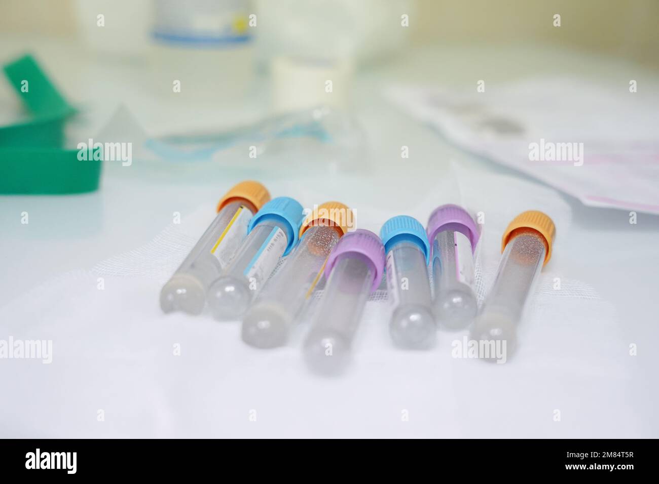 Empty blood tubes hi-res stock photography and images - Alamy