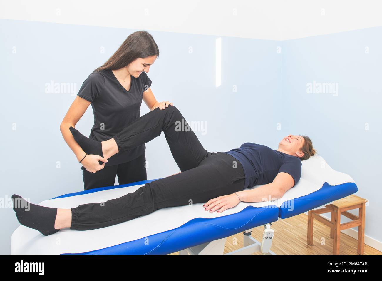 Limb mobilization physiotherapy hi-res stock photography and images - Alamy