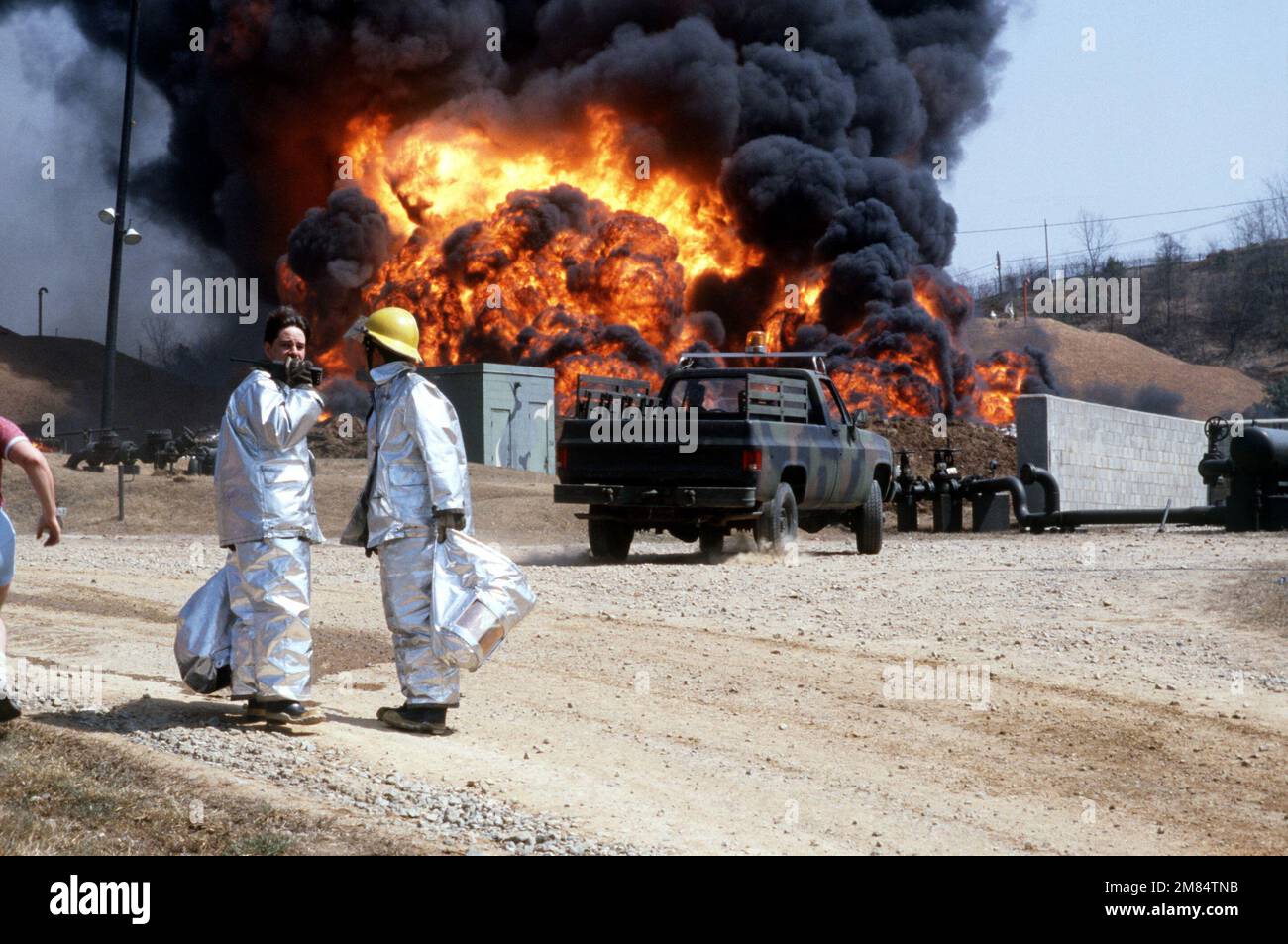 Billowing smoke explosion hi-res stock photography and images - Alamy