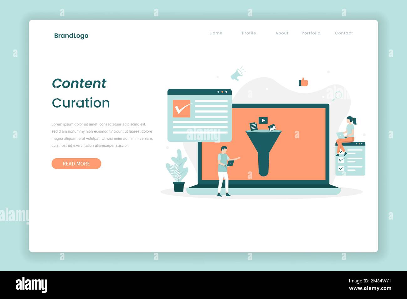 Curation image Stock Vector Images - Alamy