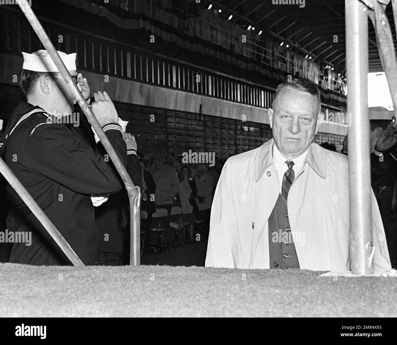 Retired COL. Eugene E. Shoults, project manager, Amphibious Ship ...