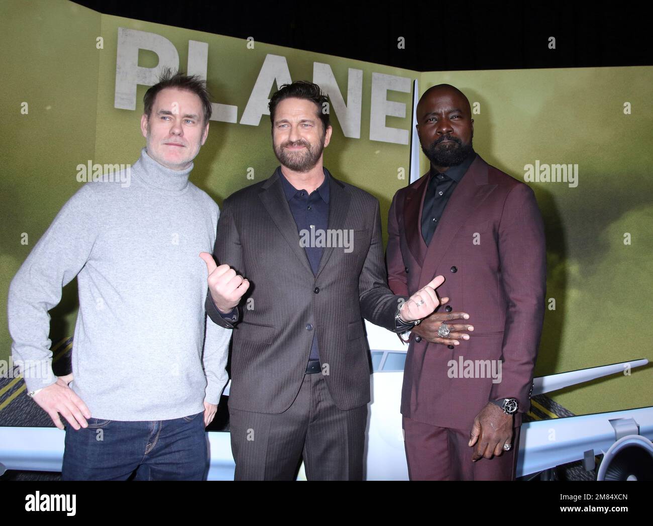 New York Premiere Of Lionsgate 'Plane' at AMC Lincoln. -PICTURED: Jean ...
