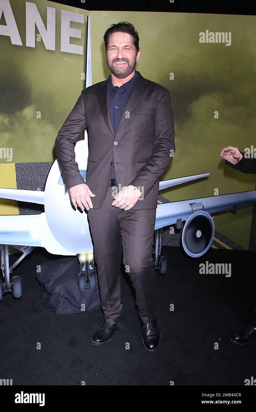 New York Premiere Of Lionsgate 'Plane' at AMC Lincoln. -PICTURED ...