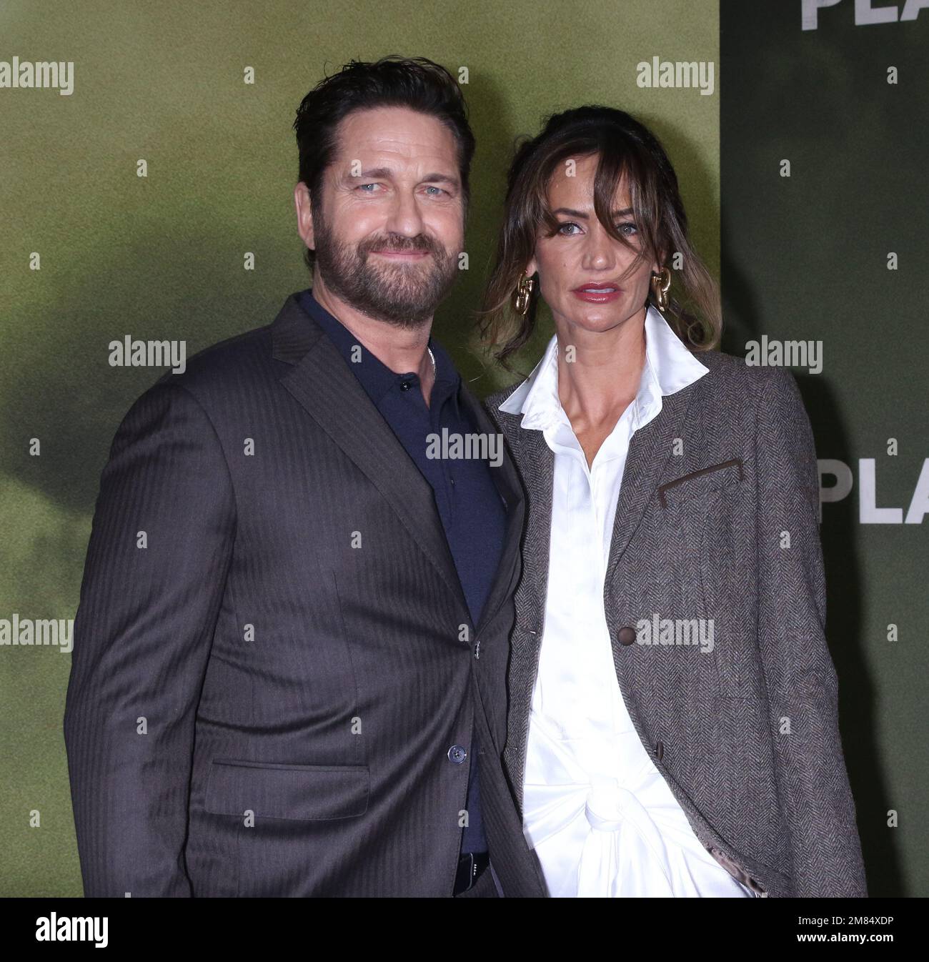 New York Premiere Of Lionsgate 'Plane' at AMC Lincoln. -PICTURED ...