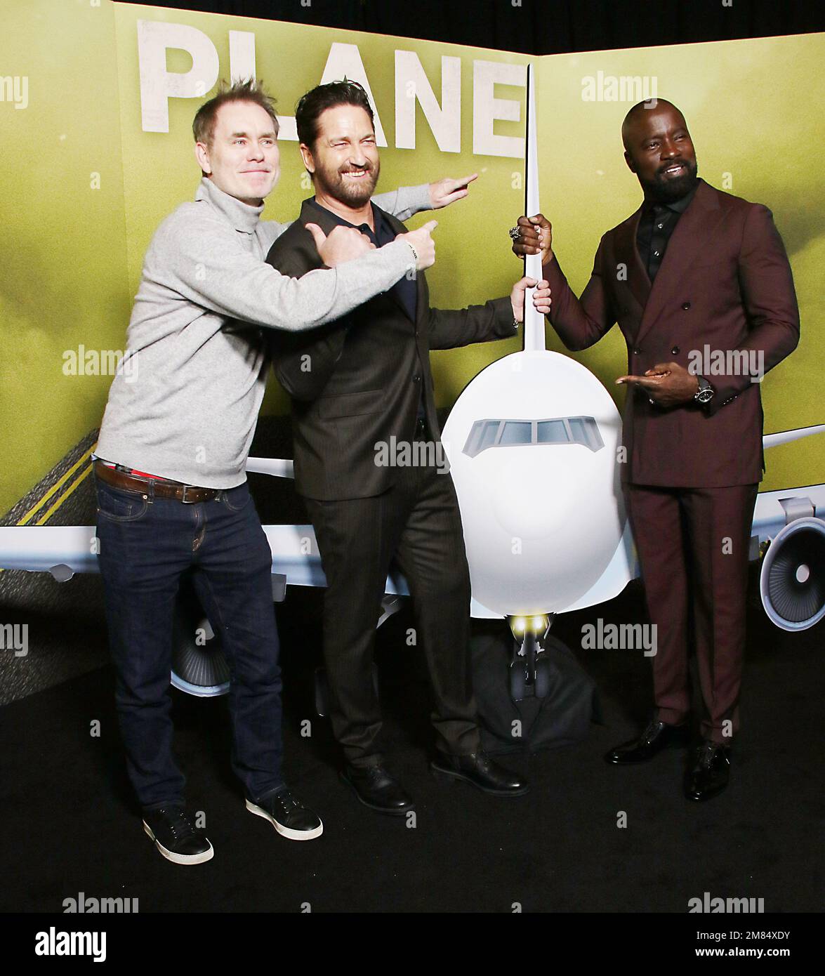 New York Premiere Of Lionsgate 'Plane' at AMC Lincoln. -PICTURED: Jean ...
