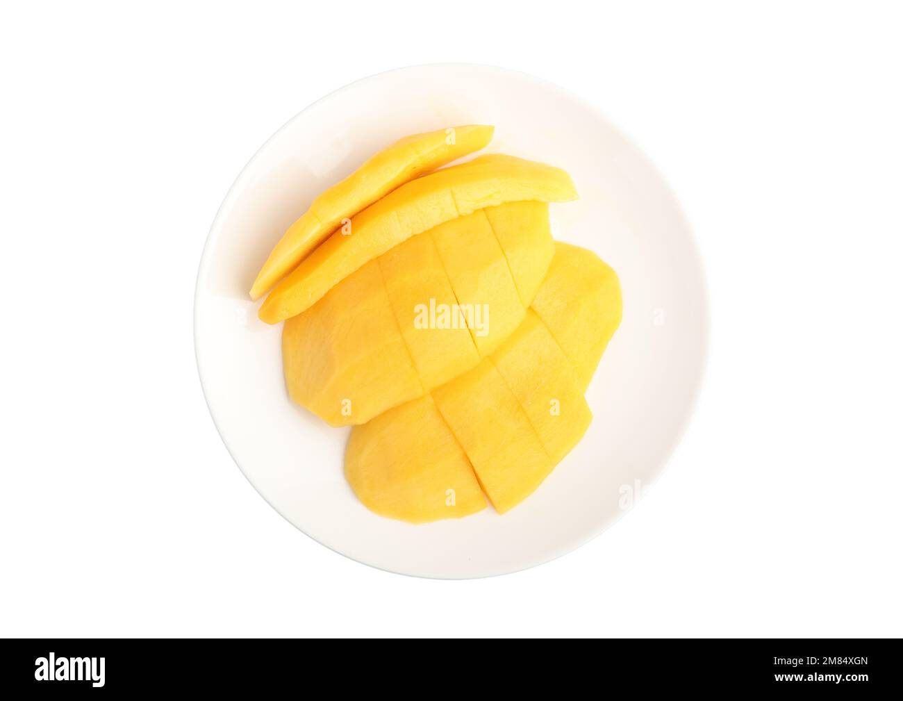 Each with a wedge of mango hi-res stock photography and images - Alamy