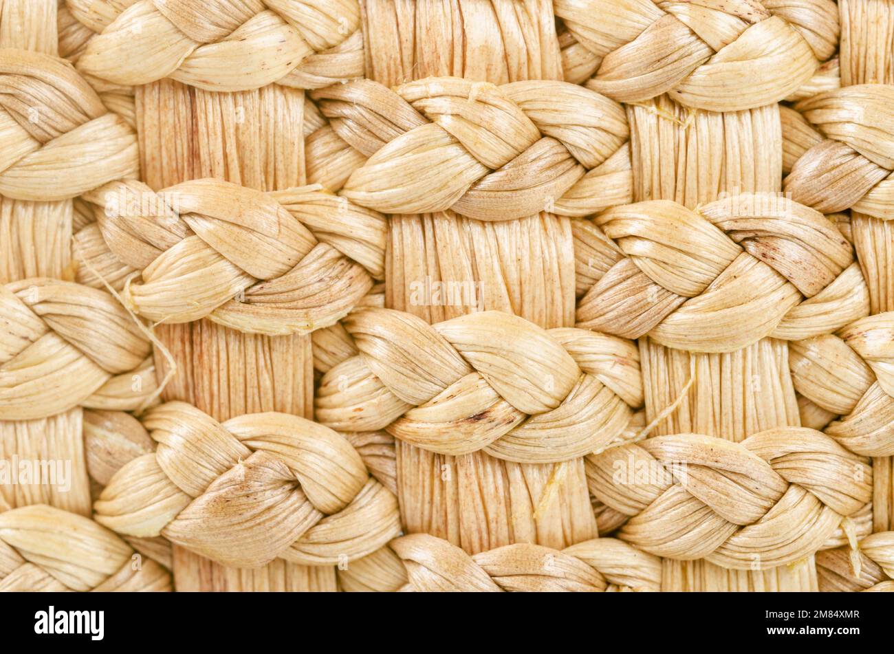Basketry of water hyacinth ( Eichhornia crassipes ) pattern of weave of ...
