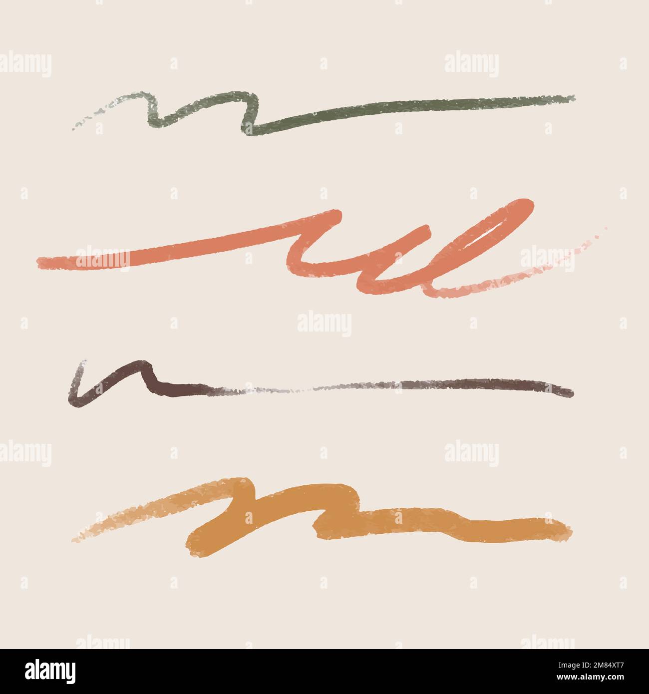 Abstract brush stroke element vector Stock Vector Image & Art - Alamy