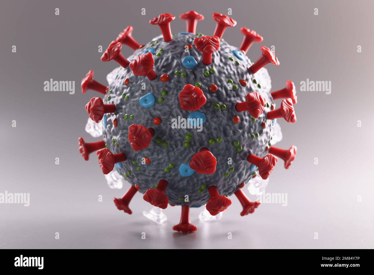 Coronavirus COVID-19 microscopic anatomy virus and disease Stock Photo ...