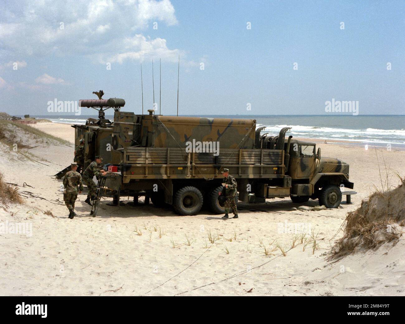 Members of the radar control unit of the 3rd Light Anti-aircraft ...