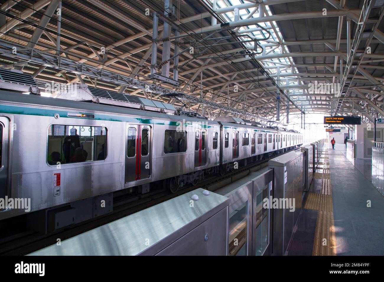 10 January 2023, Dhaka-Bangladesh: The Dhaka Metro Mass Rapid Transit ...