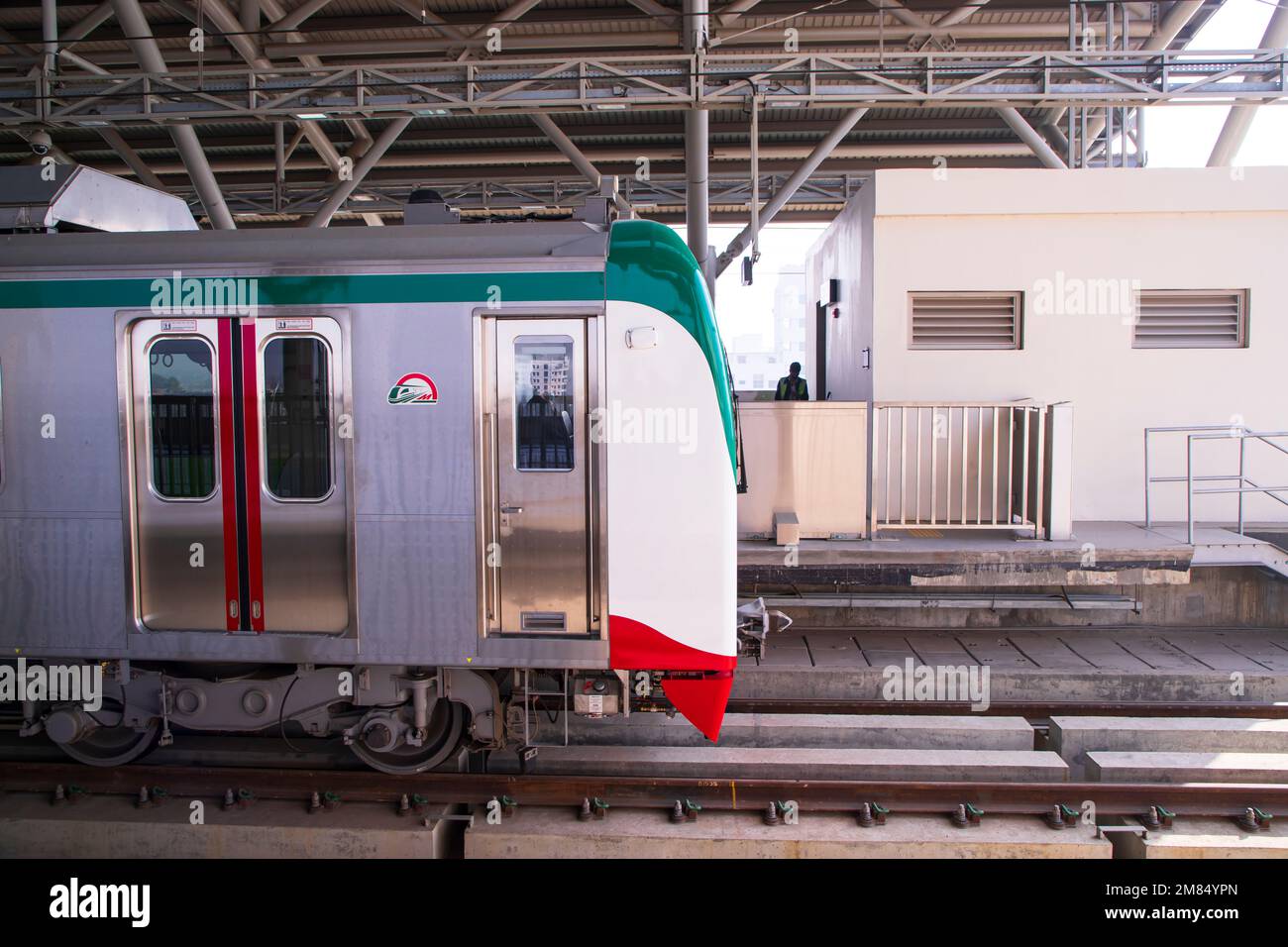 10 January 2023, Dhaka-Bangladesh: The Dhaka Metro Mass Rapid Transit ...