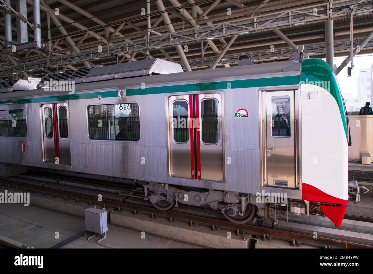 10 January 2023, Dhaka-Bangladesh: The Dhaka Metro Mass Rapid Transit ...