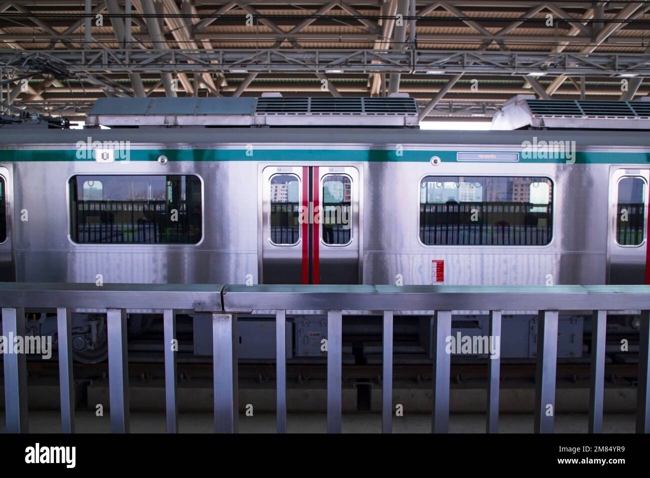 10 January 2023, Dhaka-Bangladesh: The Dhaka Metro Mass Rapid Transit ...