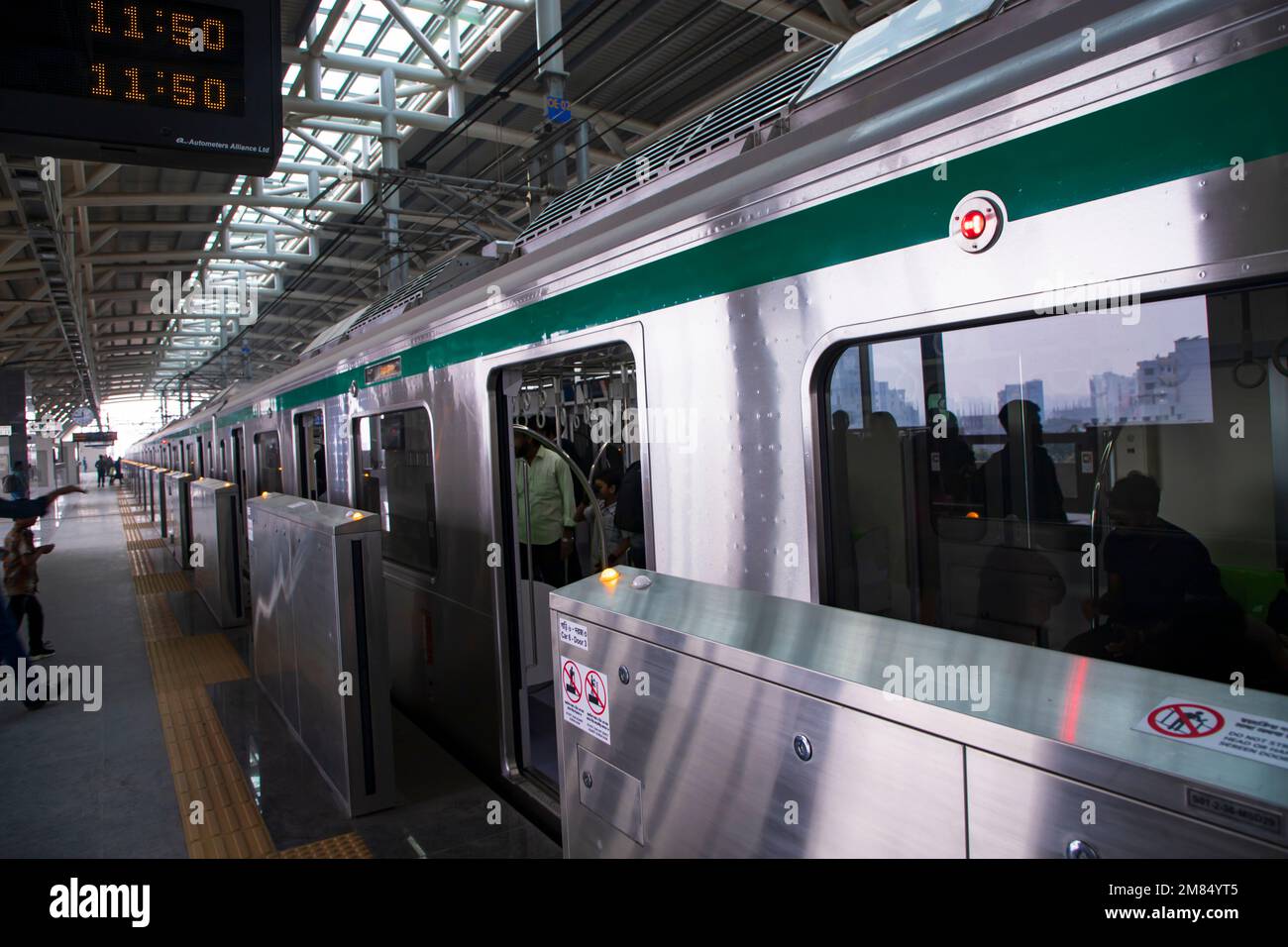 10 January 2023, Dhaka-Bangladesh: The Dhaka Metro Mass Rapid Transit ...