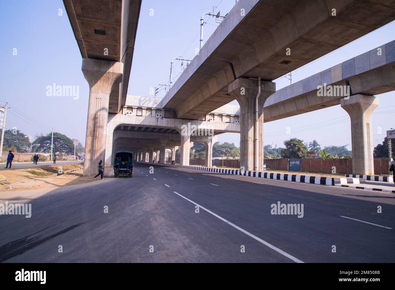 10 January 2023, Dhaka-Bangladesh: Skyward structure view of The Dhaka ...