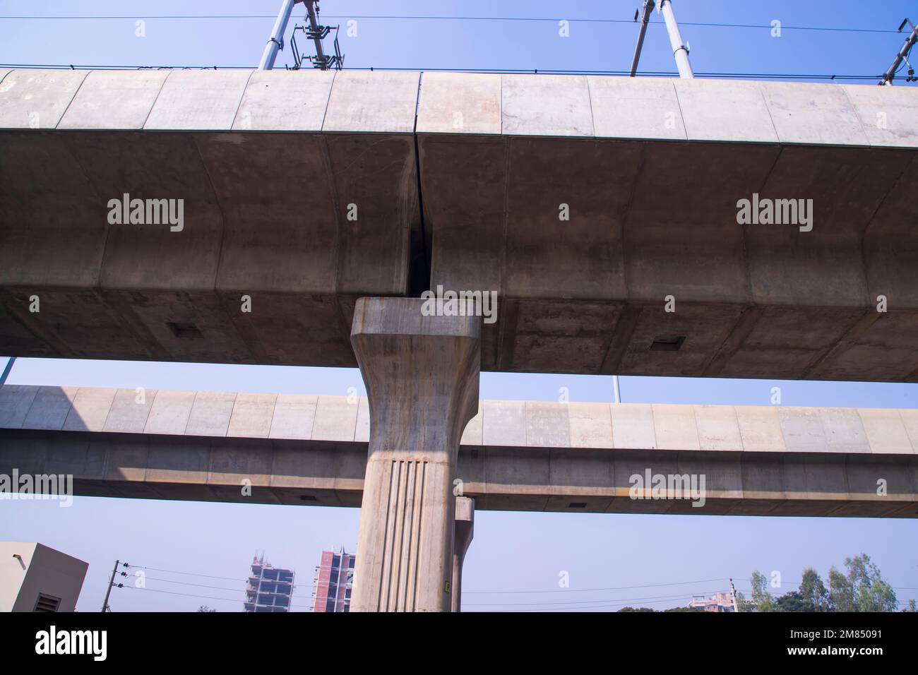 10 January 2023, Dhaka-Bangladesh: Skyward structure view of The Dhaka ...