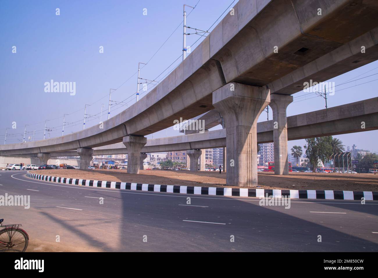 10 January 2023, Dhaka-Bangladesh: Skyward structure view of The Dhaka ...