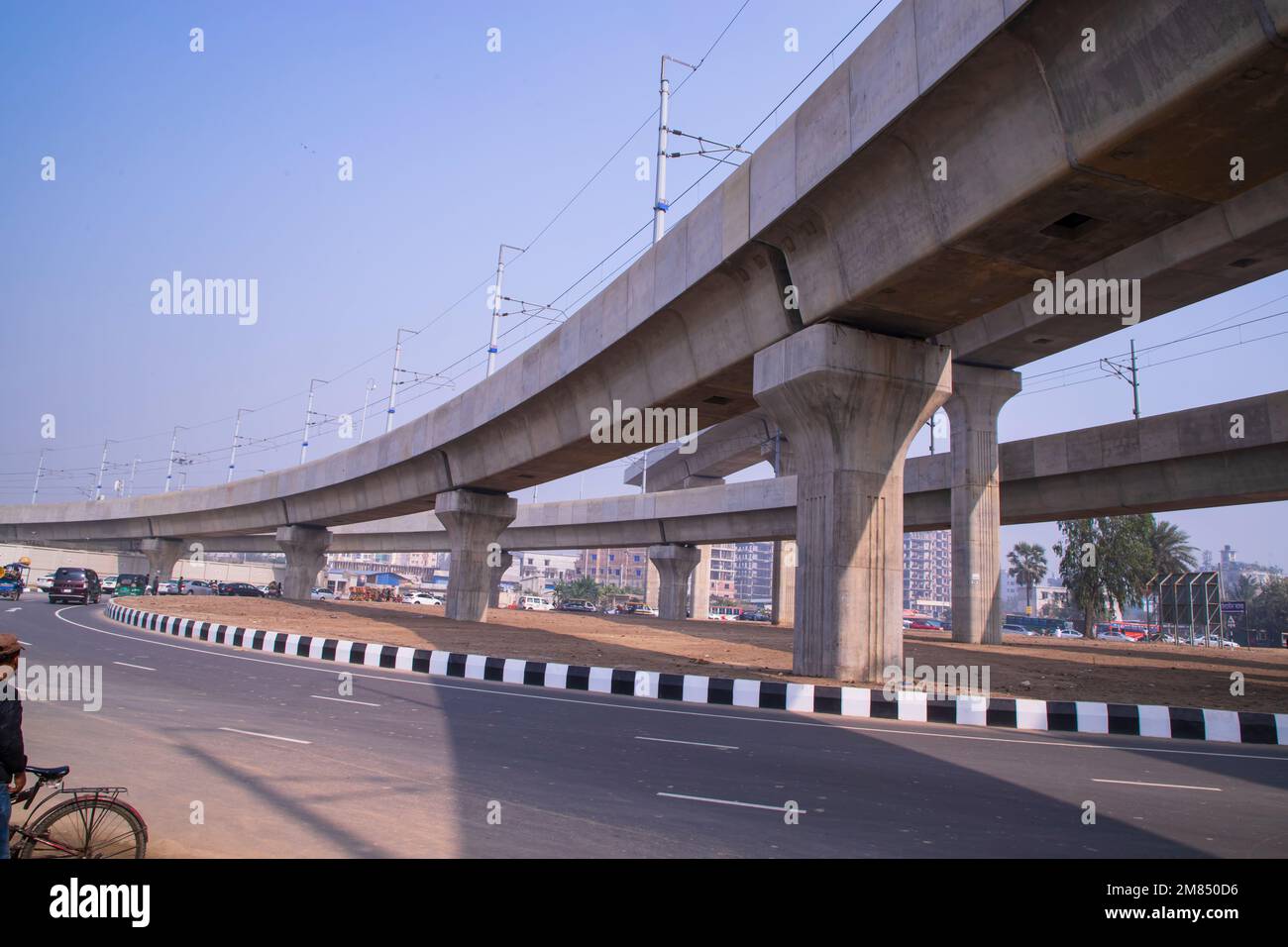 10 January 2023, Dhaka-Bangladesh: Skyward structure view of The Dhaka ...