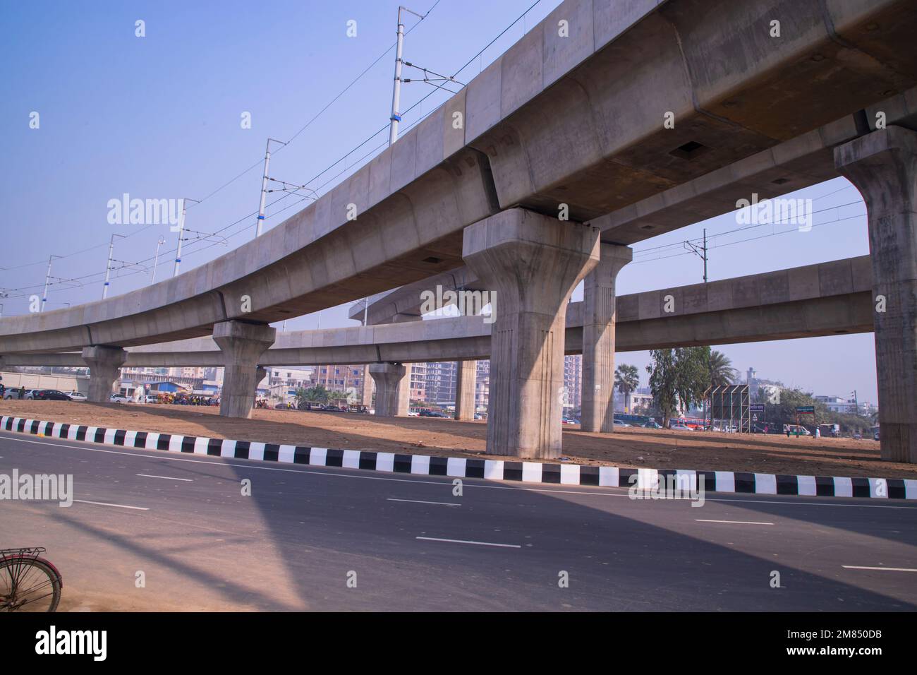 10 January 2023, Dhaka-Bangladesh: Skyward structure view of The Dhaka ...