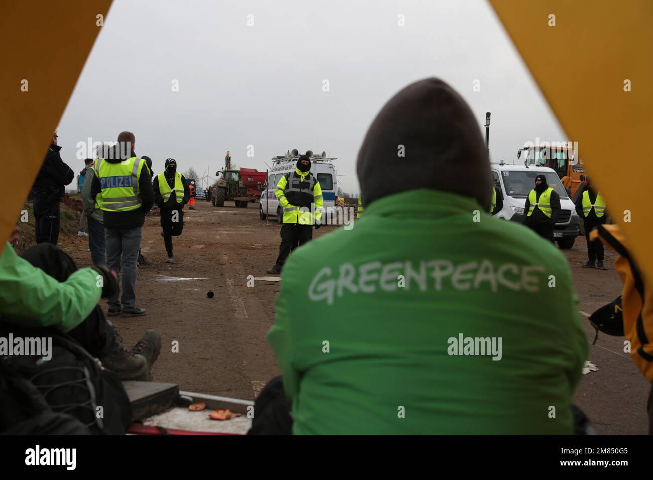 Lützerath, Germany - 01 10 2023 -Climate Protest, Police Evict ...